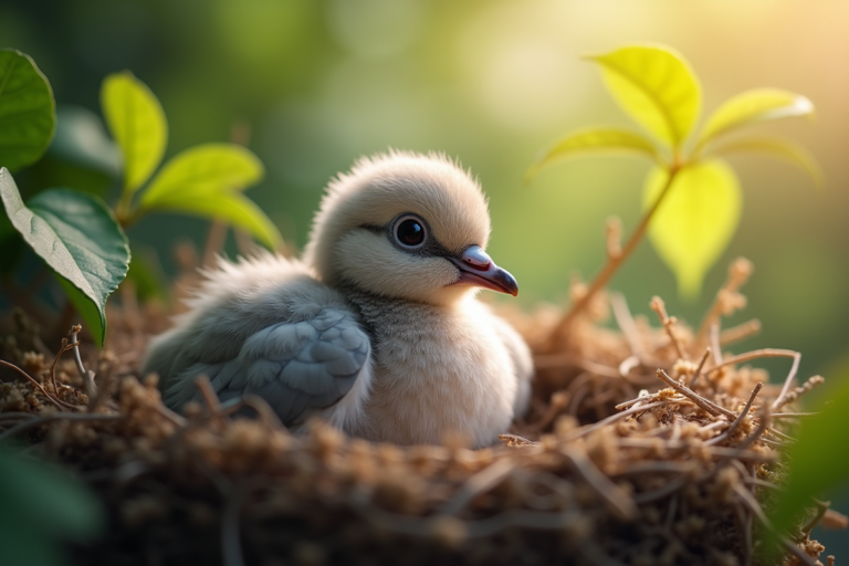 Tout savoir sur le développement d’un bébé pigeon - Clic et Moi